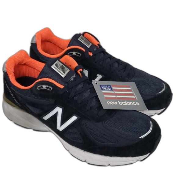 New Balance | Shoes | New Balance Womens Made 99 V4 Sneaker Navy Orange ...